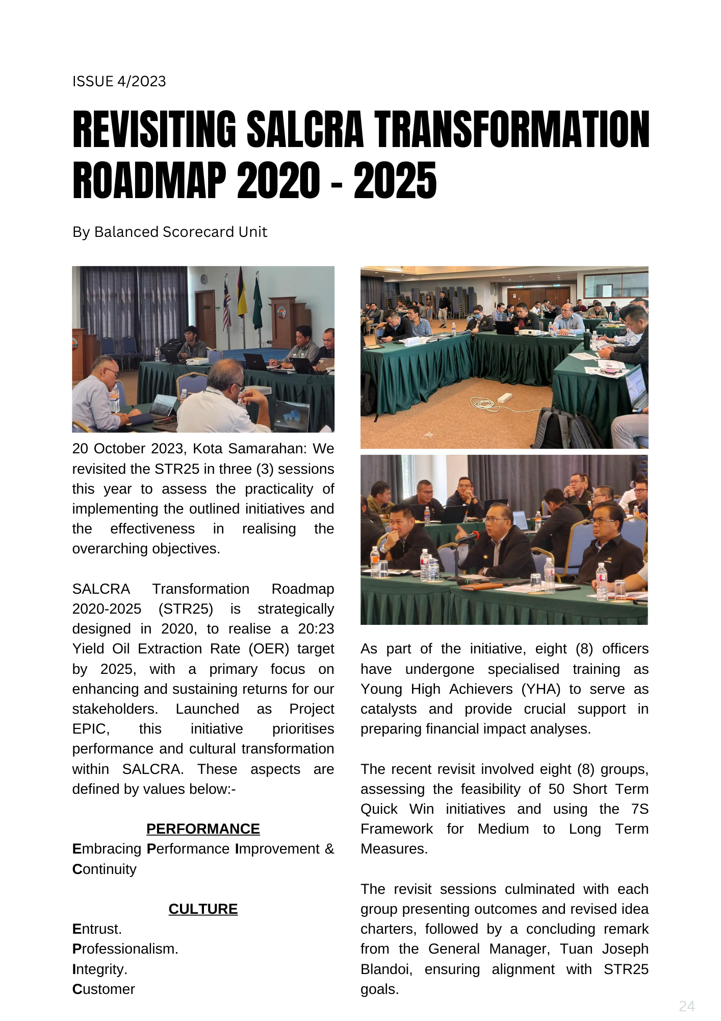 E-NEWSLETTER ISSUE 4-2023