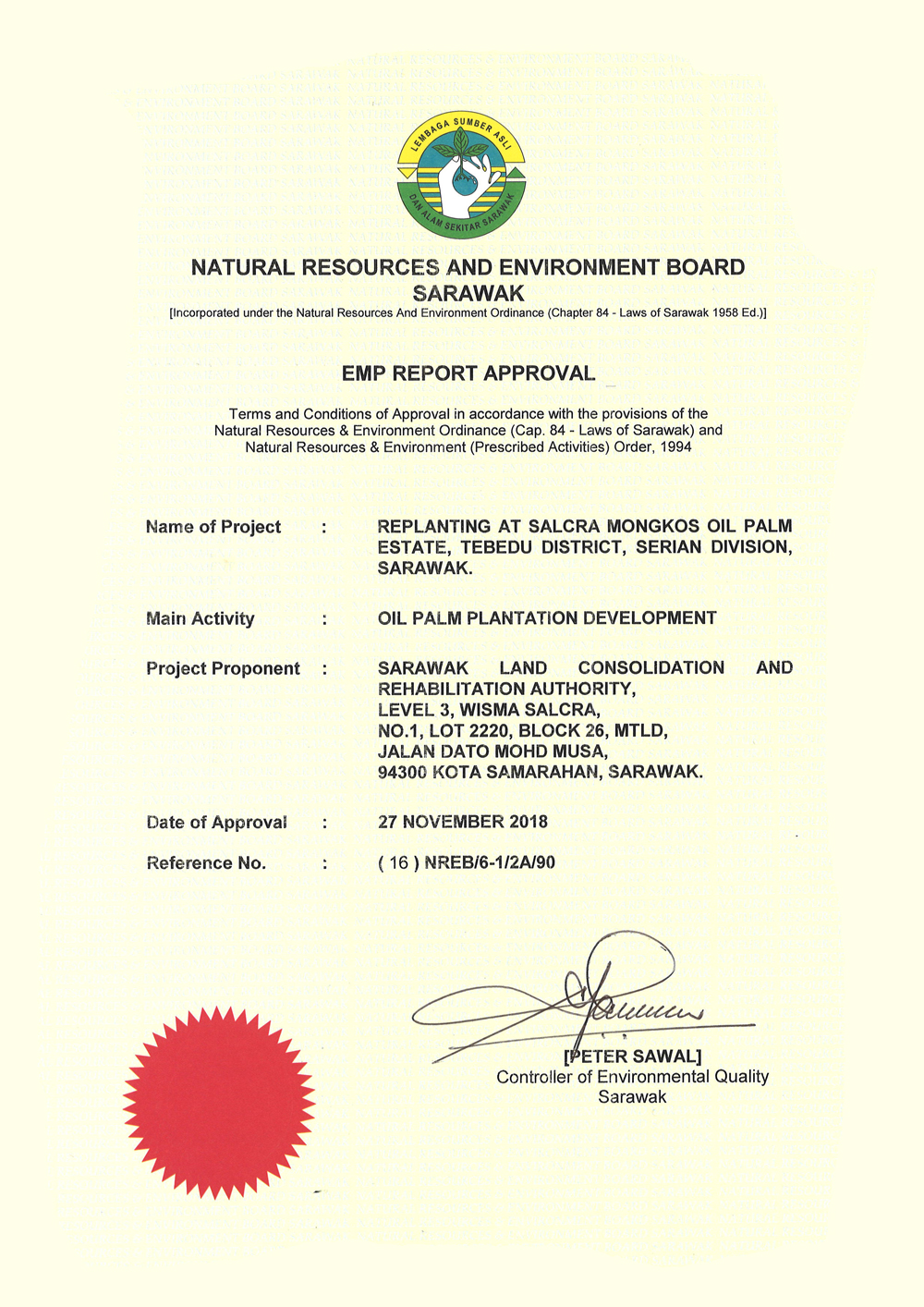 Malaysian Sustainable Palm Oil (MSPO)